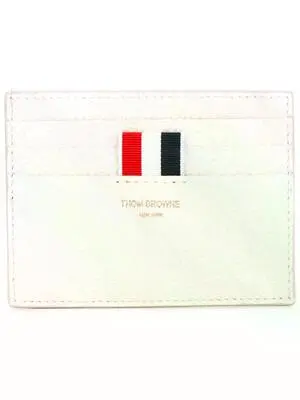 Thom Browne Grained Cardholder - Neutrals
