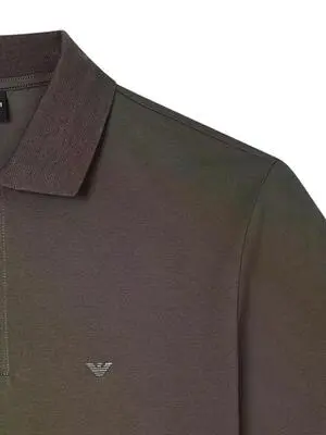 Emporio Armani Logo-appliqué Polo Shirt