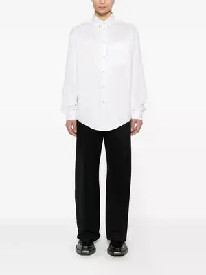 MUGLER Pinstripe Poplin Shirt