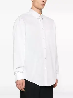 MUGLER Pinstripe Poplin Shirt