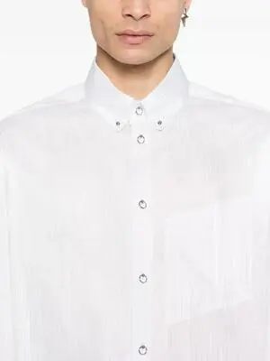 MUGLER Pinstripe Poplin Shirt
