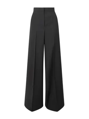 Max Mara Fernet Wool-canvas Wide-leg Pants