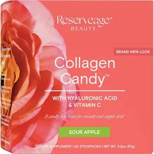 RESERVEAGE Collagen Candy Sour Apple 20 Packets - One-color