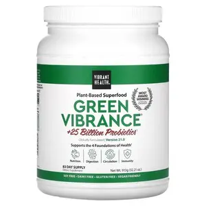 VIBRANT HEALTH Green Vibrance +25 Billion Probiotics 916 Grams - One-color