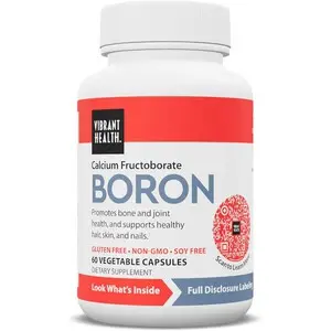 VIBRANT HEALTH Boron 60 Capsules - One-color