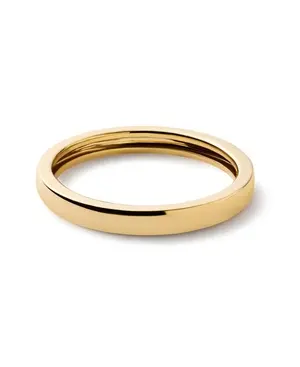 ANA LUISA Solid Slim Eclipse Ring - Gold