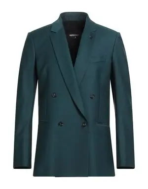 Patrizia Pepe Blazer Size Polyester, Virgin Wool, Elastane - Deep Teal