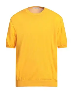 KANGRA Cotton Crewneck Sweater - Mandarin