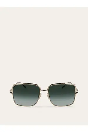 FERRAGAMO Rectangle Sunglasses - Green