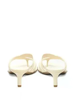 Fendi Leather Heeled Sandals