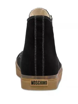 Moschino Canvas Lace-up Sneakers