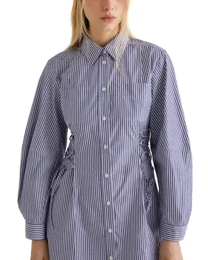 Marella Jack Button Front Shirt Dress