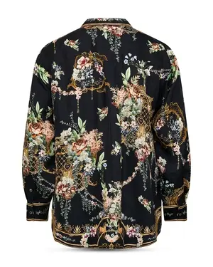 Camilla Oversized Printed Long Sleeve Shirt