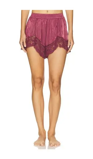Free People X Intimately Fp Midnight Muse Sleep Short In In Rose - Renaissance Rose