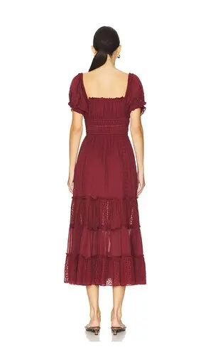Free People Falling Sun Midi Dress