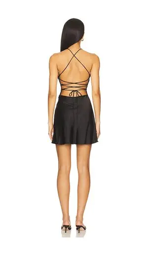 MORE TO COME Jennyfer Satin Mini Dress