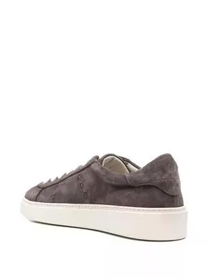 Eleventy Suede Lace-up Sneakers - Purple