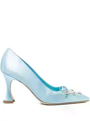 Manolo Blahnik Blue Heels