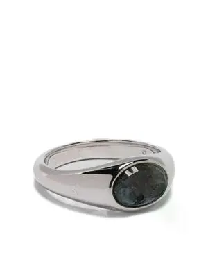 Tom Wood Larvikite Signet Ring