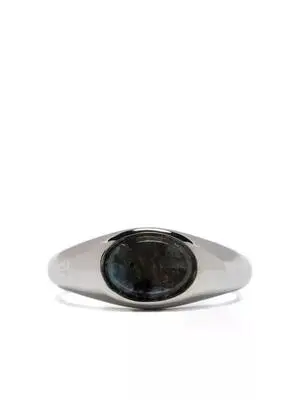 Tom Wood Larvikite Signet Ring