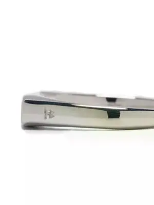 Tom Wood Larvikite Sterling Signet Ring