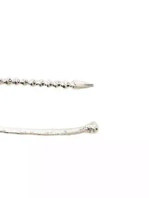 ALIGHIERI Beaded Handle Dessert Spoons