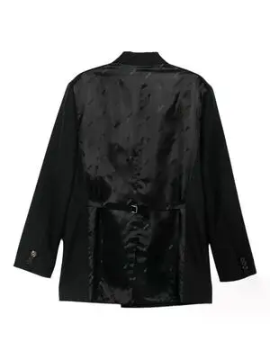 Moschino Double-breasted Acetate Jacket