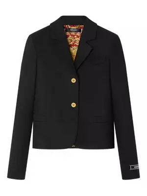 Versace Cotton Jacket With Gold-tone Buttons