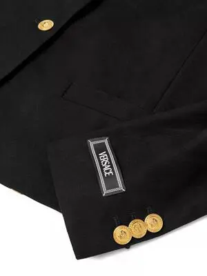 Versace Cotton Jacket With Gold-tone Buttons