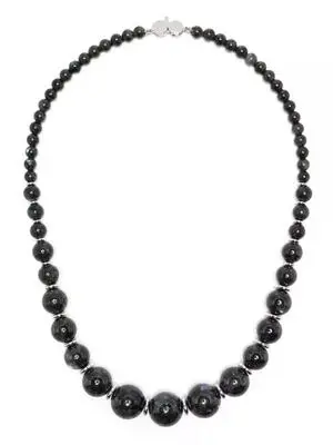 Tom Wood Larvikite Bead Necklace