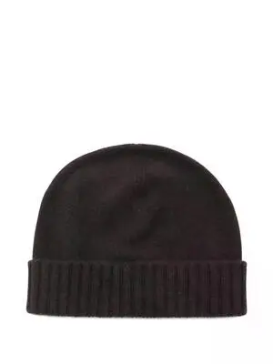 Malo Ribbed Cuff Beanie - Black