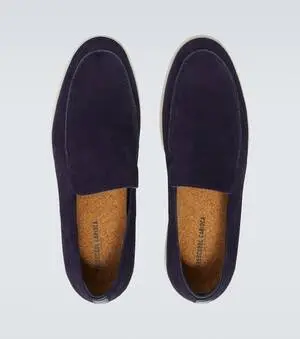 Frescobol Carioca Miguel Suede Loafers - Blue