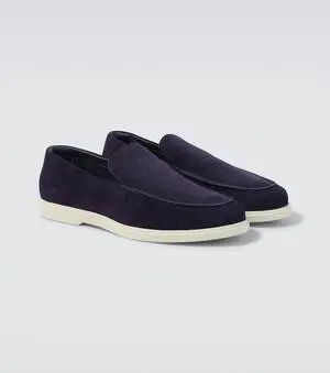 Frescobol Carioca Miguel Suede Loafers - Blue