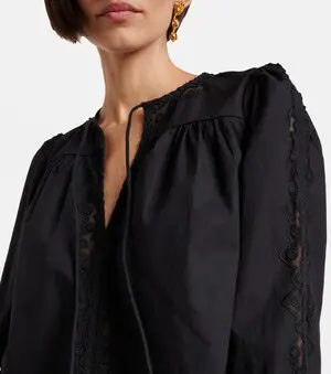 Ulla Johnson Kady Lace-trimmed Blouse