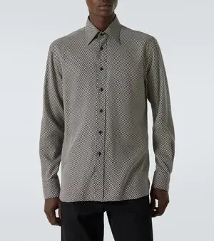 TOM FORD Polka-dot Printed Shirt