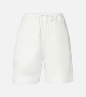LESET Kyoto Cotton Shorts - White