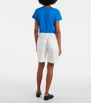 LESET Kyoto Cotton Shorts - White