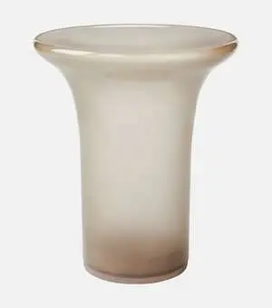 101 COPENHAGEN Trumpet Tall Glass Side Table - Brown