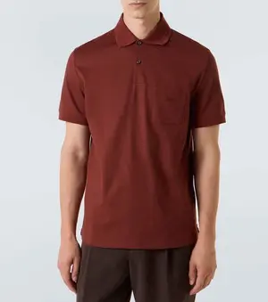 TOD'S Logo Cotton Polo Shirt
