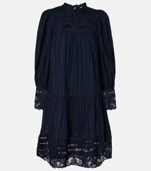 Ulla Johnson Lace And Cotton Minidress