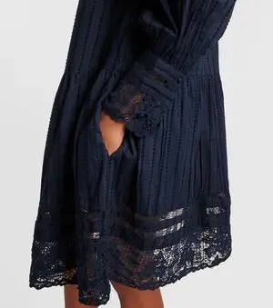 Ulla Johnson Lace And Cotton Minidress