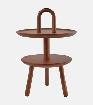 CASSINA Réaction Poétique Walnut Side Table Jaime Hayon - Brown