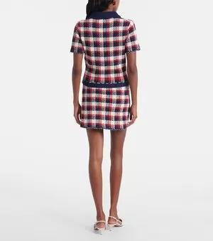 Valentino Garavani Checked Cotton Cardigan