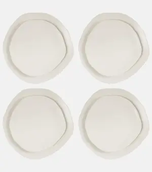 101 COPENHAGEN Native Dinner Set Of 8 Plates - White
