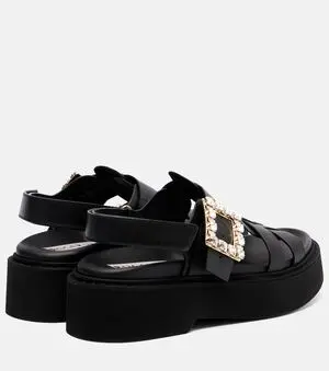 ROGER VIVIER Viv' Rangers Platform Sandals