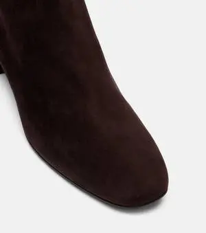 TOD'S 35 Suede Ankle Boots - Brown