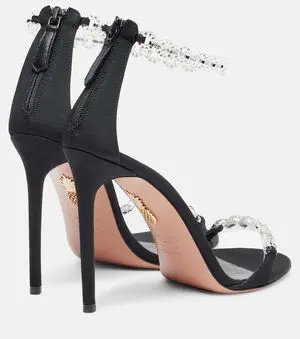 AQUAZZURA Bijoux 105 Embellished Sandals