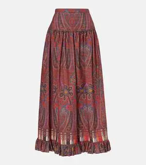 Valentino Garavani Paisley High-rise Maxi Skirt - Multicoloured