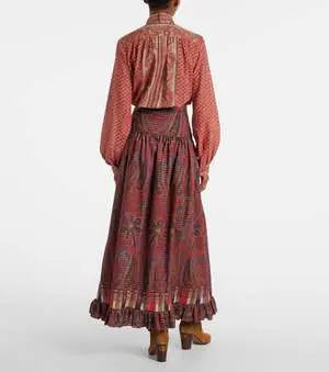 Valentino Garavani Paisley High-rise Maxi Skirt