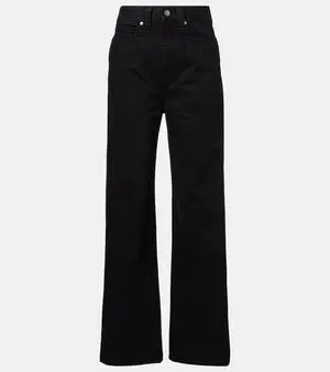 Khaite Bonnie Low-rise Straight Jeans - Black